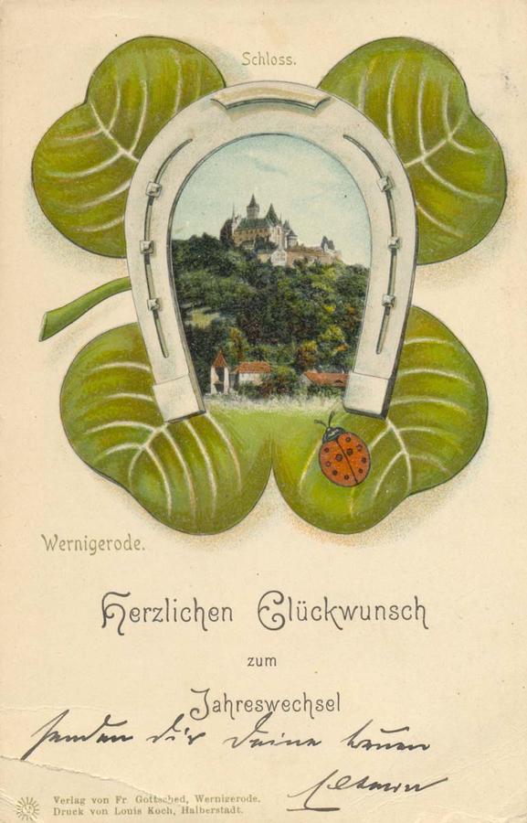 Historische Postkarten / Stadt Wernigerode